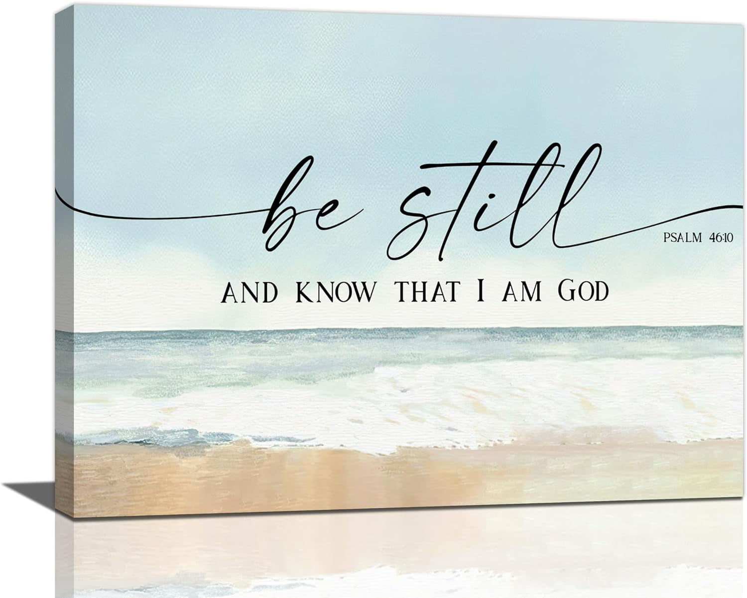 Large Christian Wall Art Be Still and Know That I Am God Pictures Wall ...