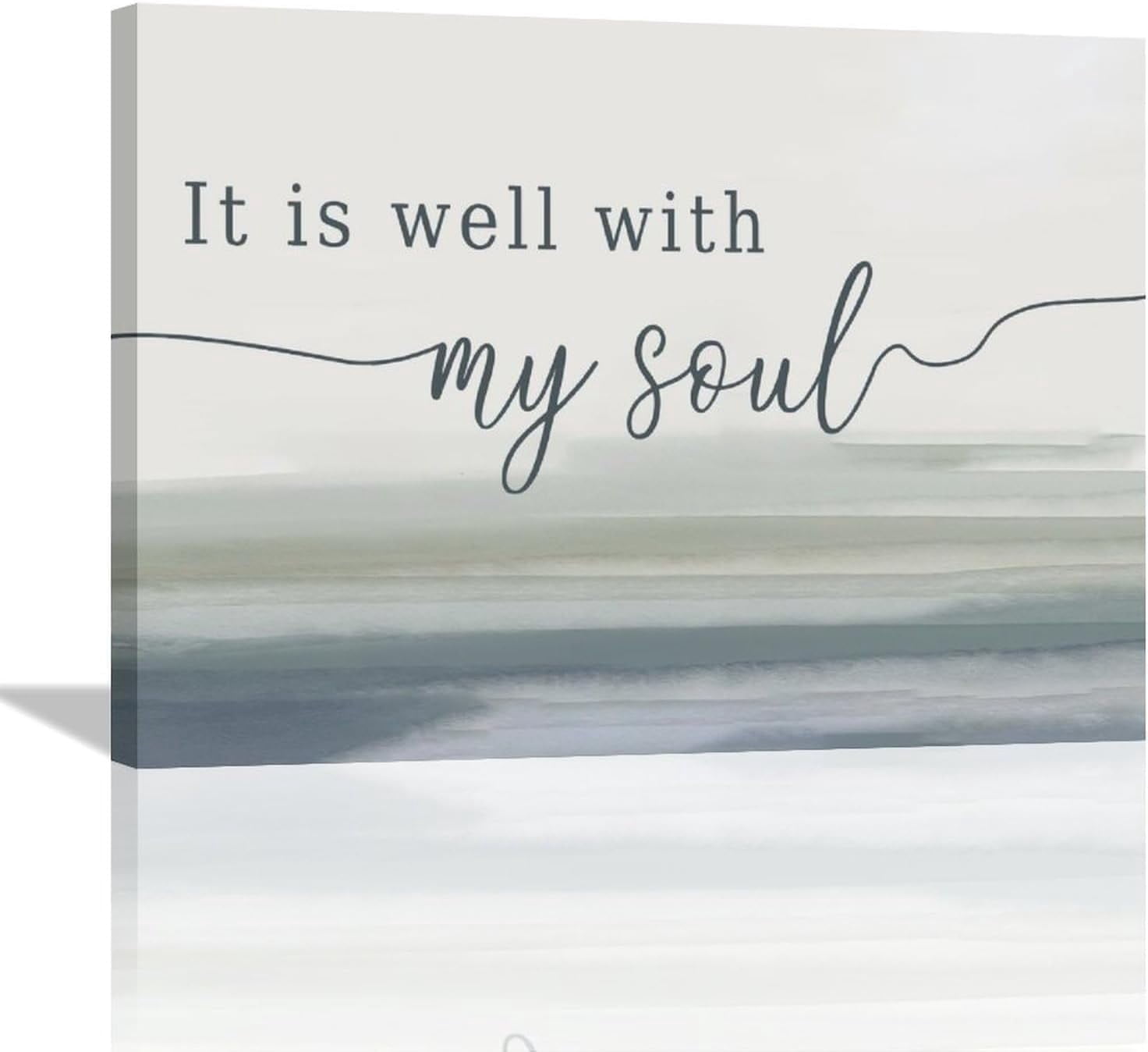 Large Christian Wall Art It Is Well With My Soul Pictures Wall Decor ...