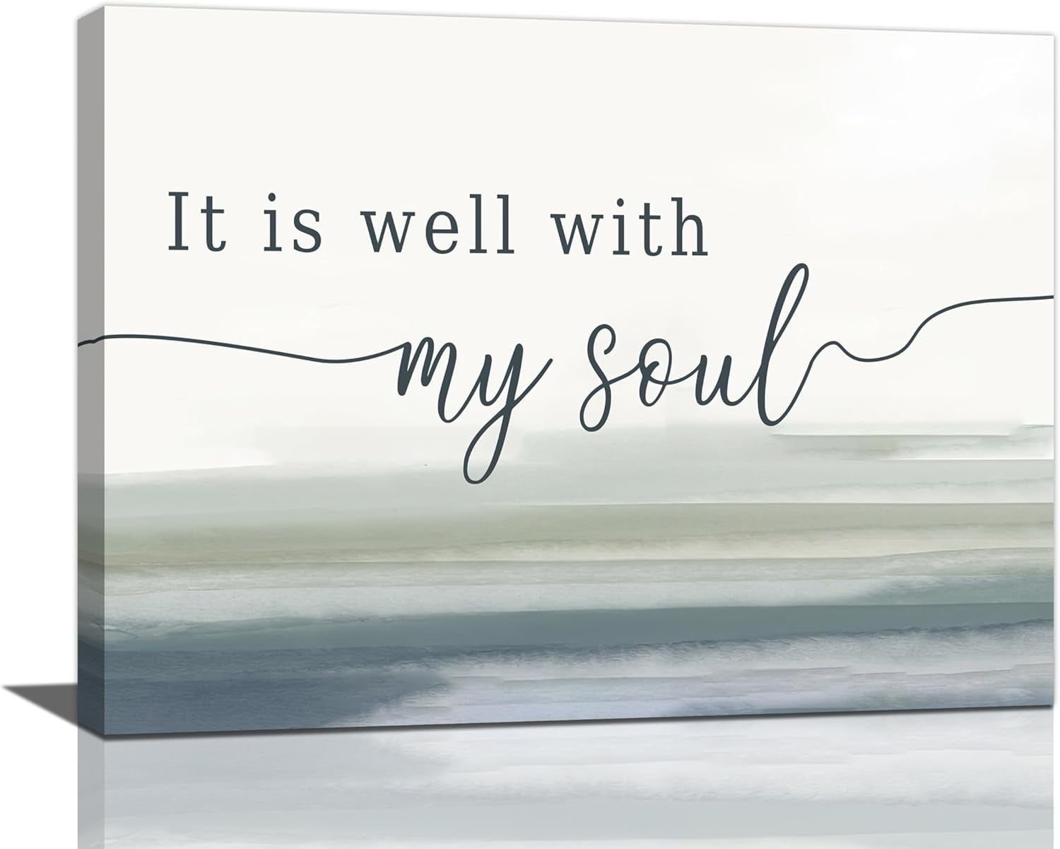 Large Christian Wall Art It Is Well With My Soul Pictures Wall Decor ...