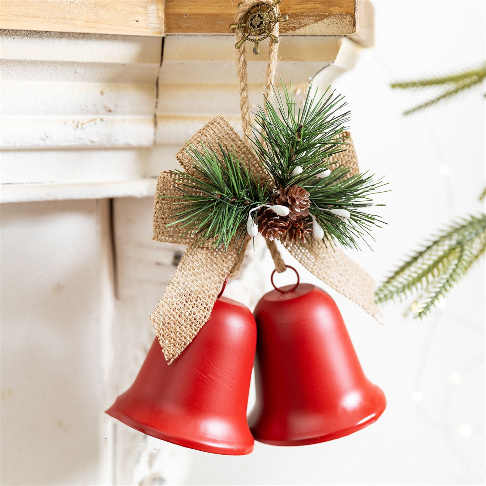Large Christmas Bells Decoration,Vintage Hanging Decorative Bell for ...