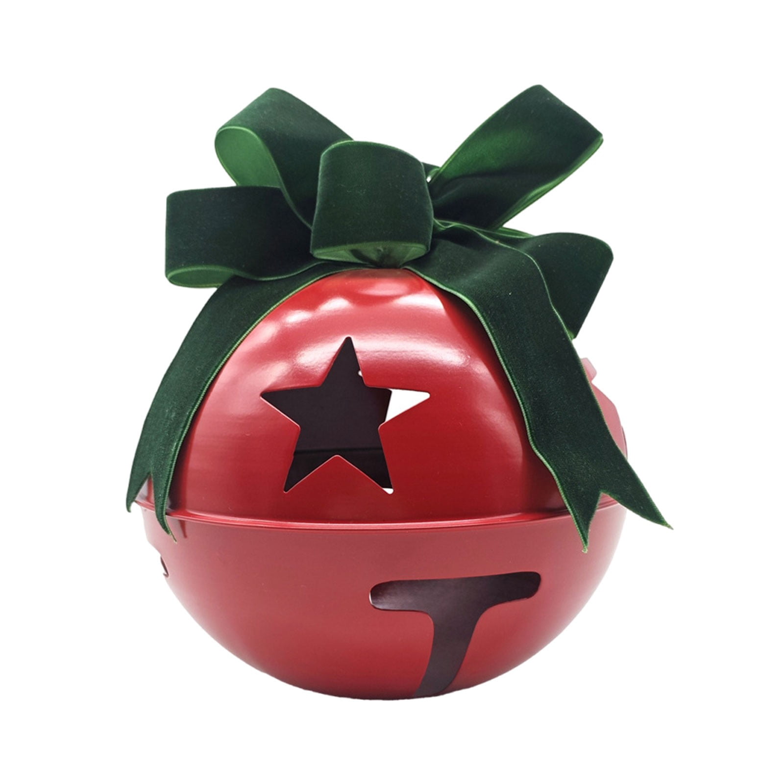 Large Christmas Bells for Outside,Rustic Metal Jumbo Jingle Bell with ...