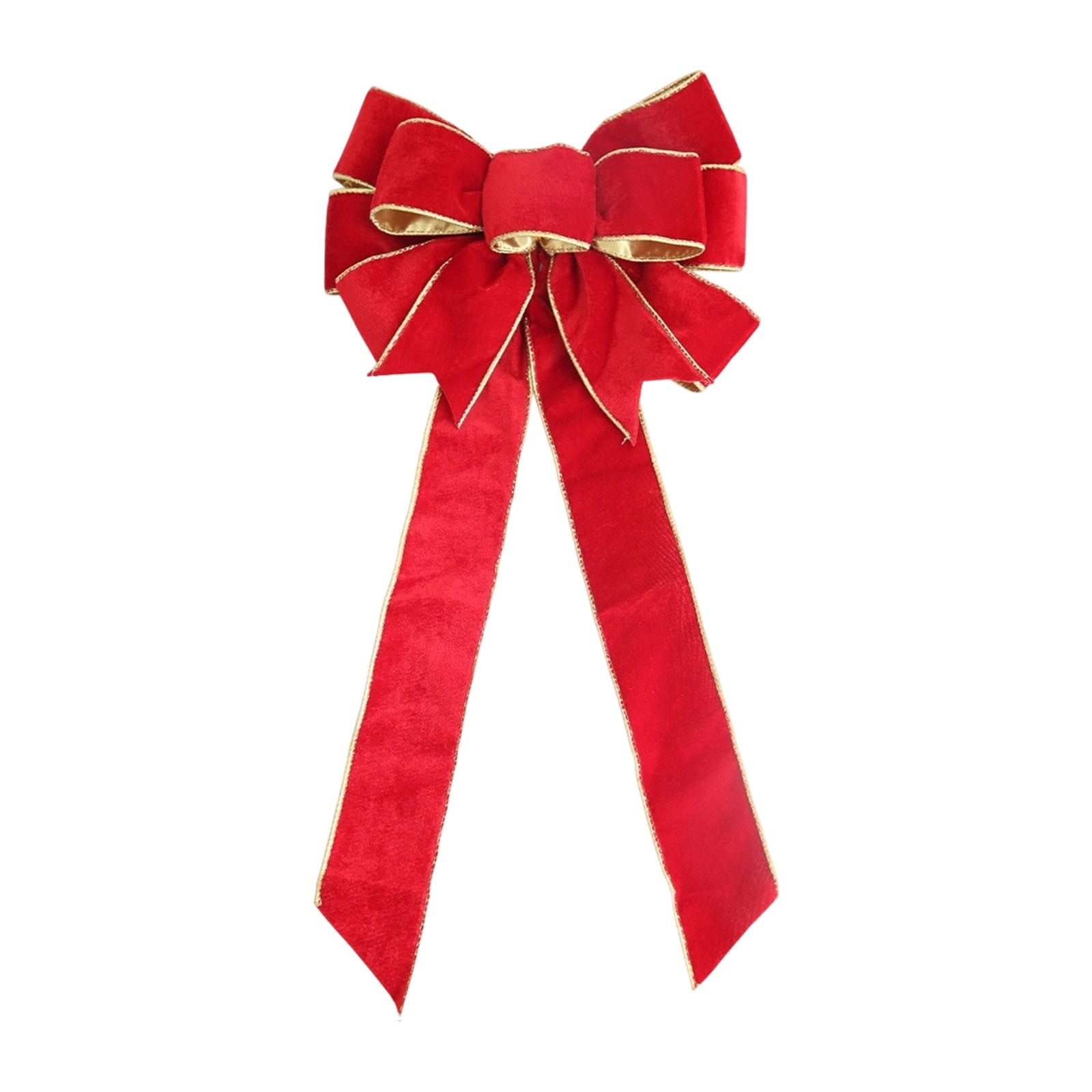 Large Christmas Bows 10.6x23.6 Inch, Premium Velvet Wired Ribbon Bows ...