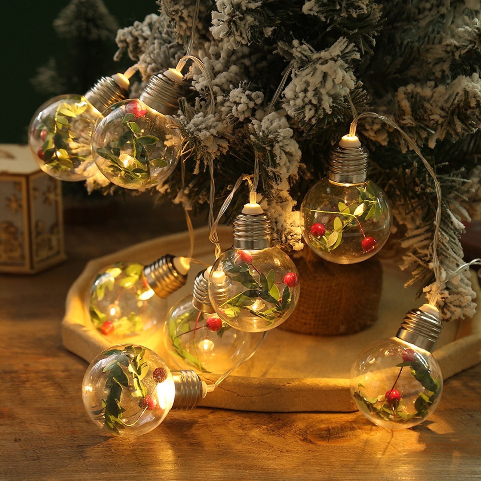 Large Christmas Bulb Lights Outdoor 100 Mini Christmas Lights Wire ...