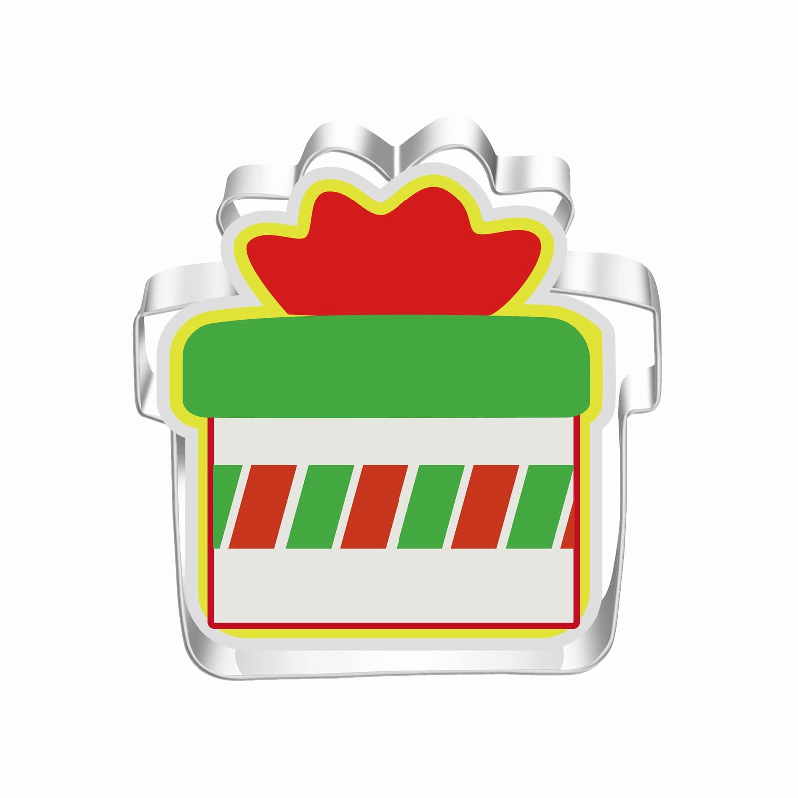 Large Christmas Cookie Cutters 4" Holiday Cookie Cutters Stainless With ...