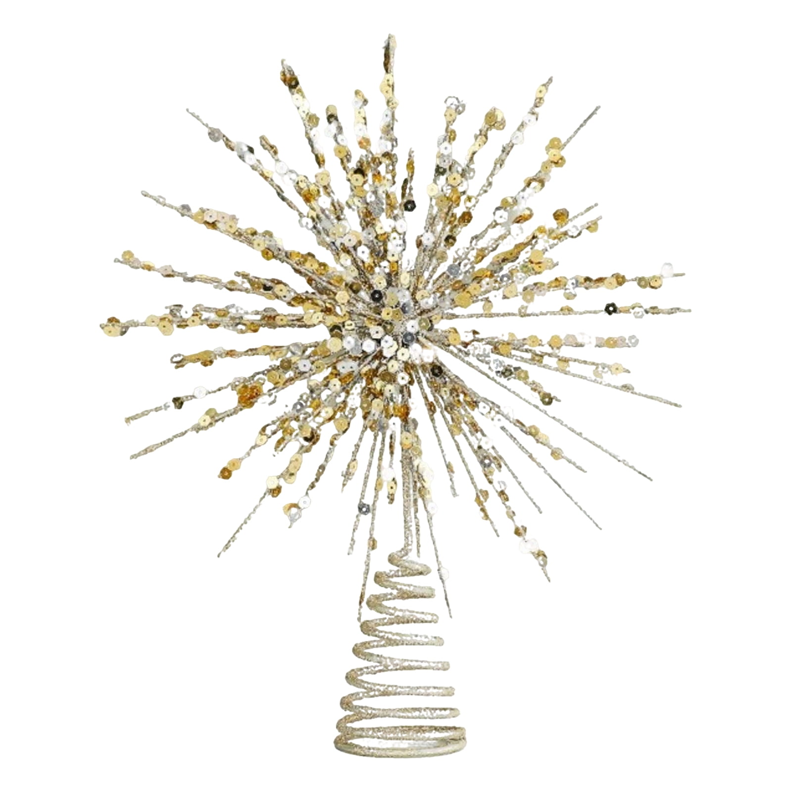 Large Christmas Starburst Tree Topper with 20 LED Lights 12 Inch ...