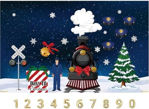 Large Christmas Train Bulletin Board Set Winter Express Classroom ...