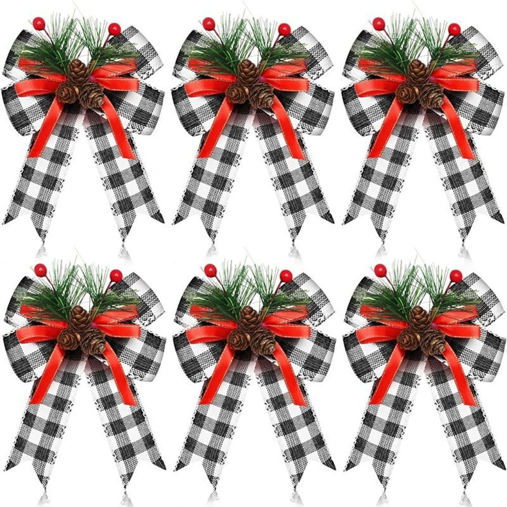 Large Christmas Tree Finisher Bow Diy Velvet Fabric Edge Binding Ribbon ...