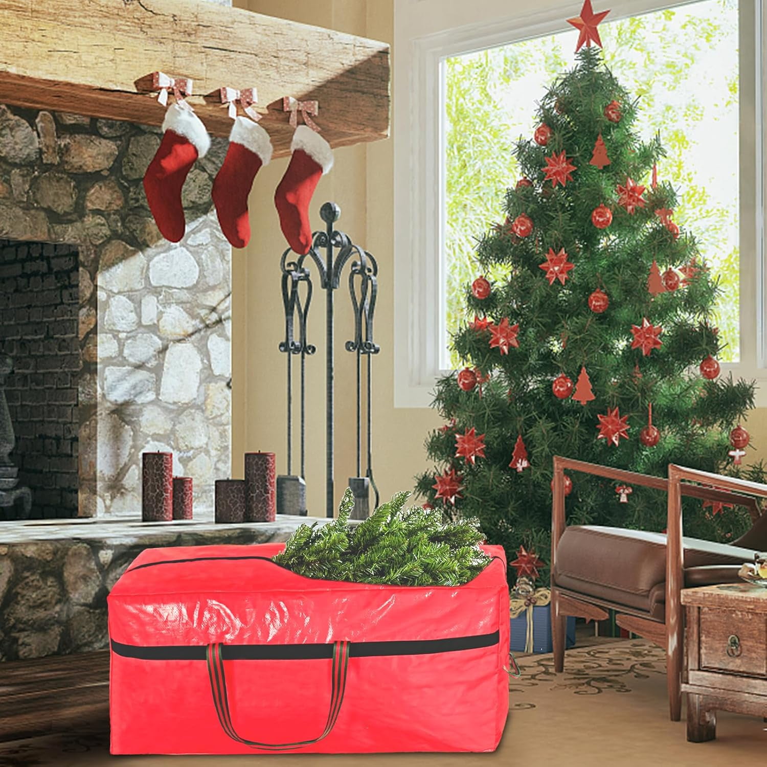 Large Christmas Tree Storage Bag for 9 Foot Tree Big Christmas Tree Bag ...