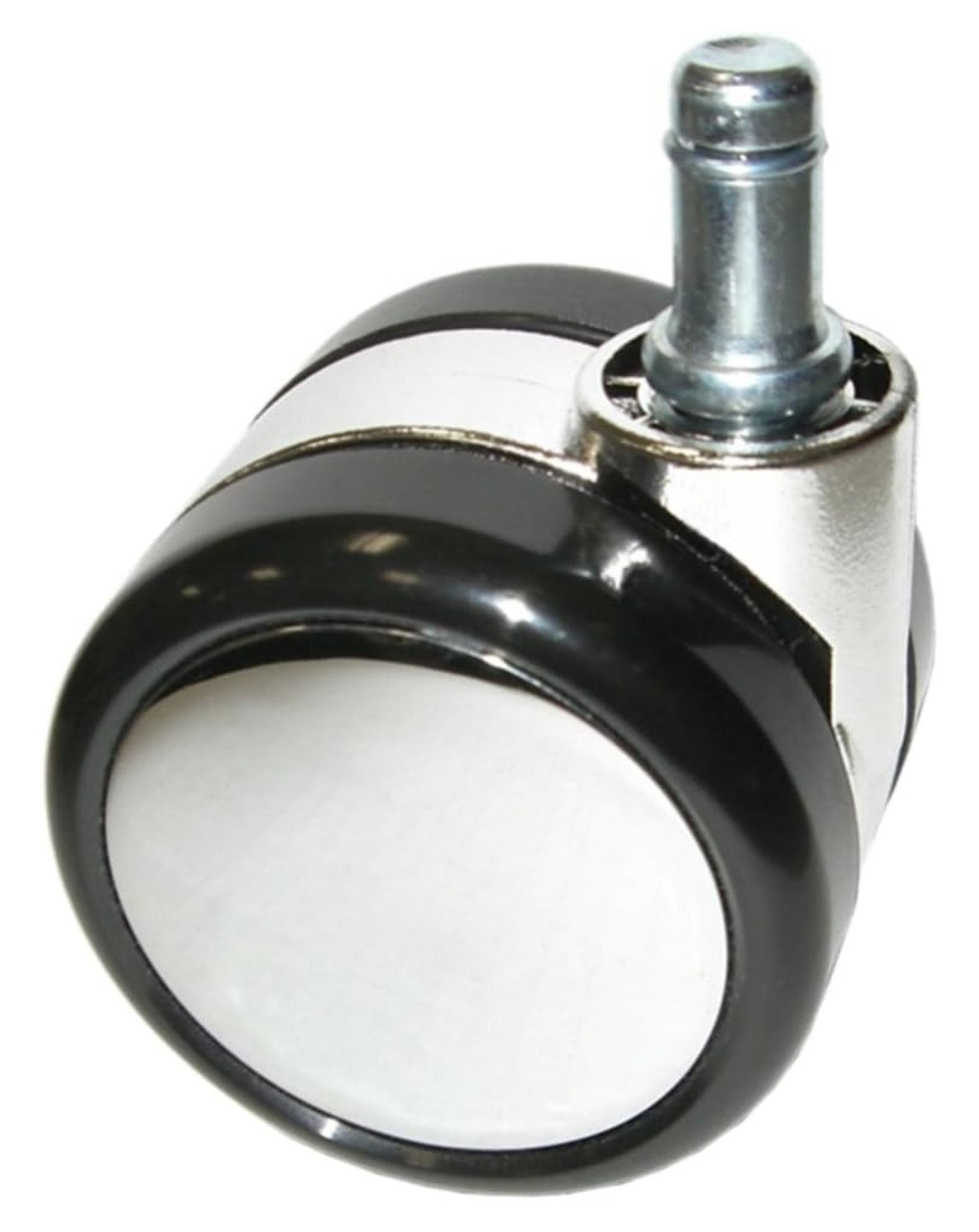 Large Chrome Casters, Chair Wheels with Soft Treads for Hardwood ...