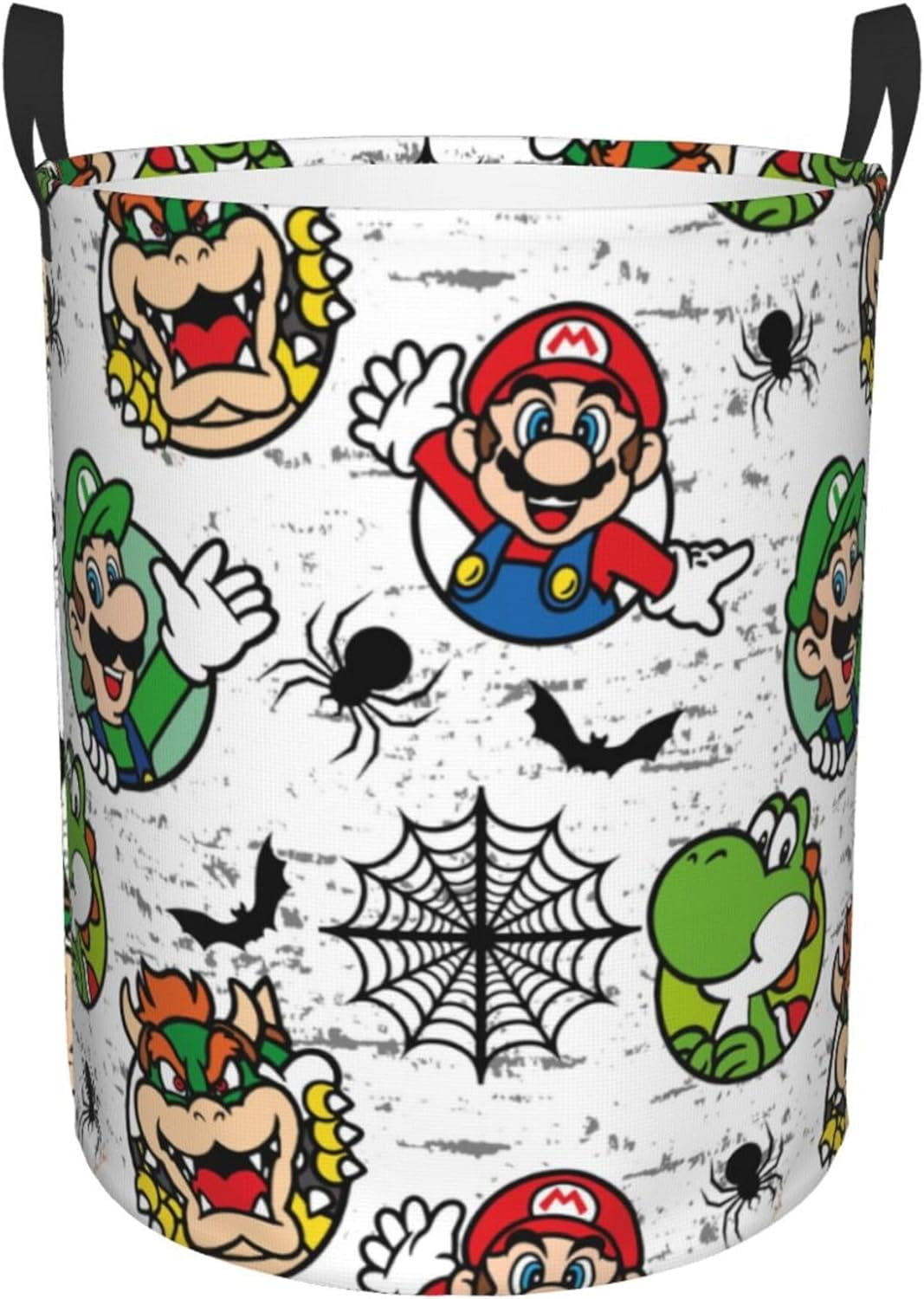 Large Circular Laundry Hamper Cute Anime Cartoon Laundry Basket Durable ...
