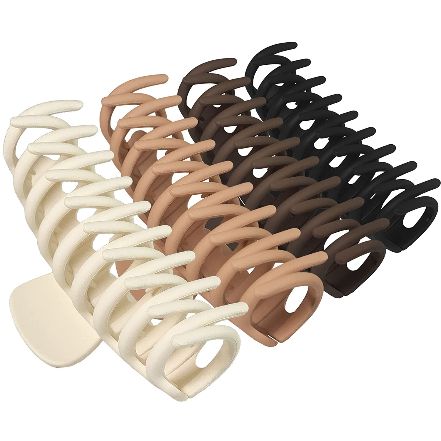 Large Claw Clips for Thick Hair, 4.3" Matte Big Hair Claw Clips Non ...