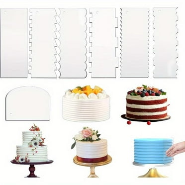 Wilton Icing Smoother Comb Set, 3-Piece Adaptable Model, 9 x 3 in ...