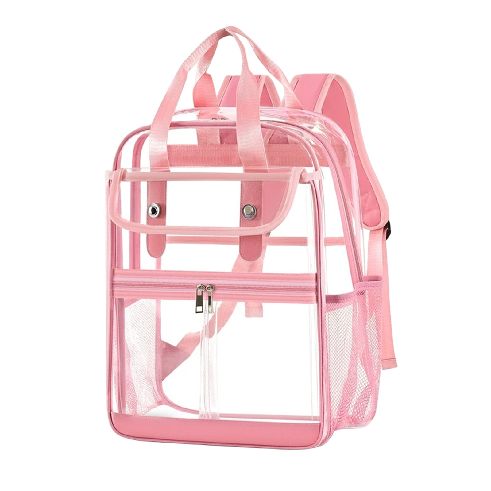 Large Clear Backpacks Heavy Duty_Stadium Approved See Through Backpacks Waterproof_PVC ...