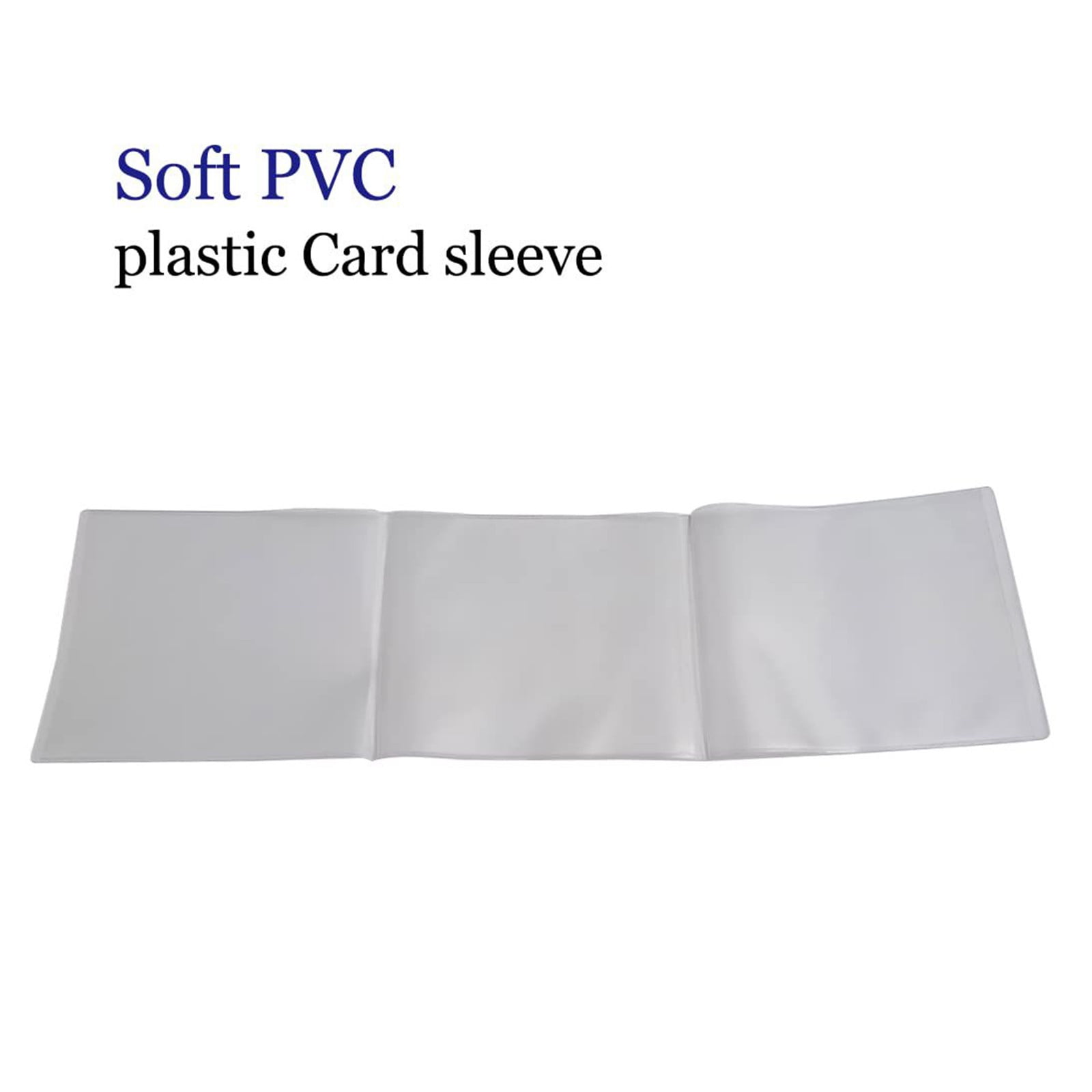 Large Clear Plastic Mahjong Card Sleeves | Foldable PVC Protective ...