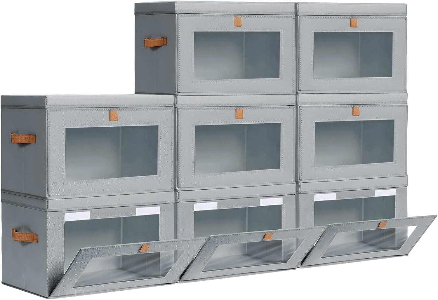 Large Closet Storage Organizer - Collapsible Storage Bins with Handles ...