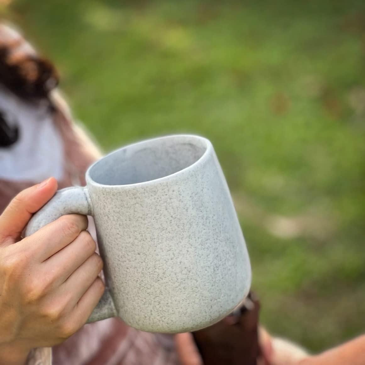 1 Pairs 2 Pcs Large Coffee Mug Pottery Latte Mug Set Big Tea Cup-20oz ...