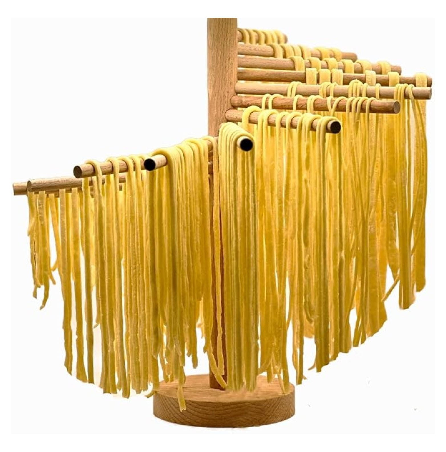 -Large Collapsible Pasta Drying Rack with Extra Rod for Easy Noodle ...