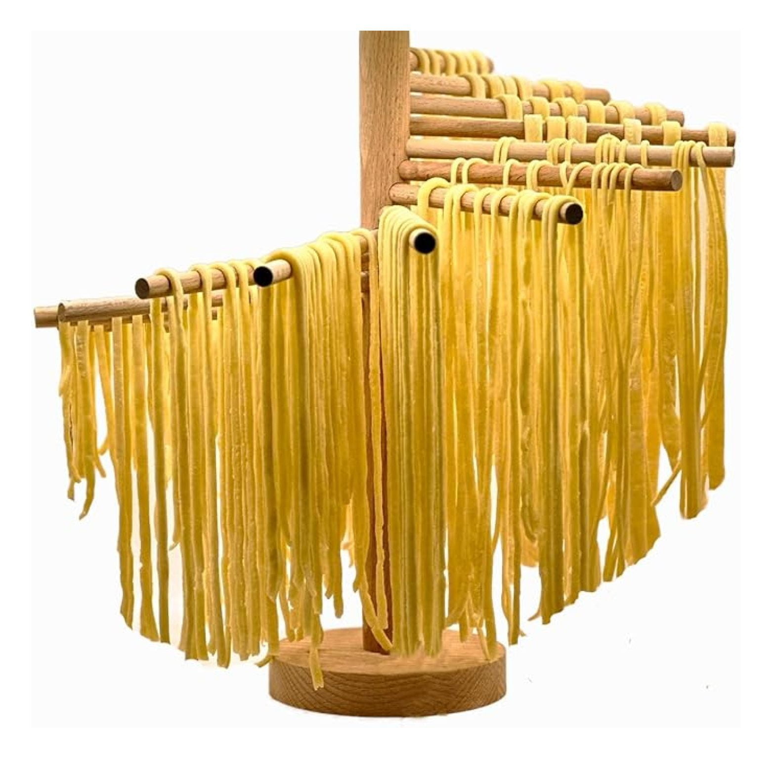 -Large Collapsible Pasta Drying Rack with Extra Rod for Easy Noodle ...