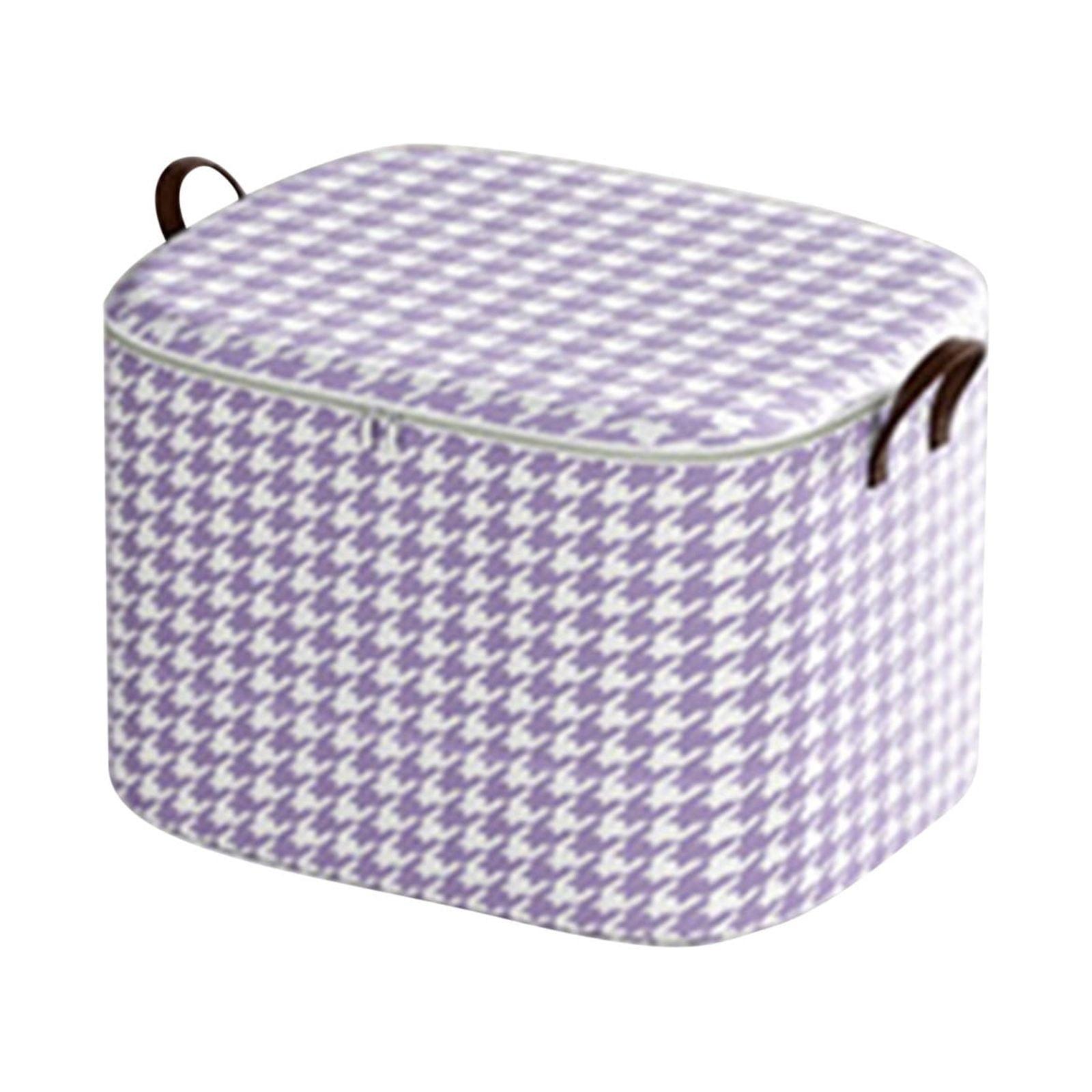 Large Collapsible Storage Bins with Lids,Linen Fabric Foldable Storage ...