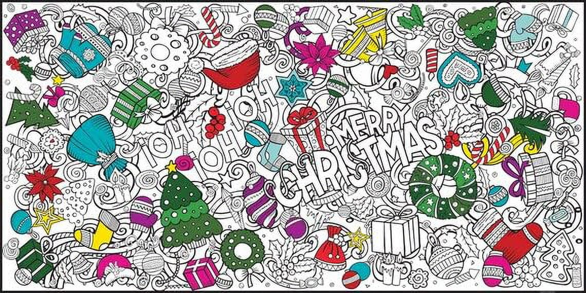 Large Coloring Poster - Classic Coloring Sheets for Kids & Adults, Use ...