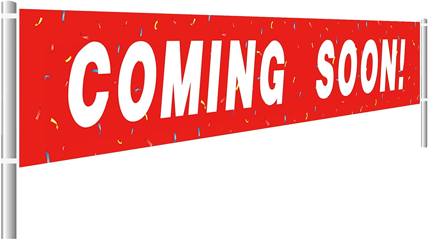 Large Coming Soon Banner Business Sign Banner New Store Advertising ...