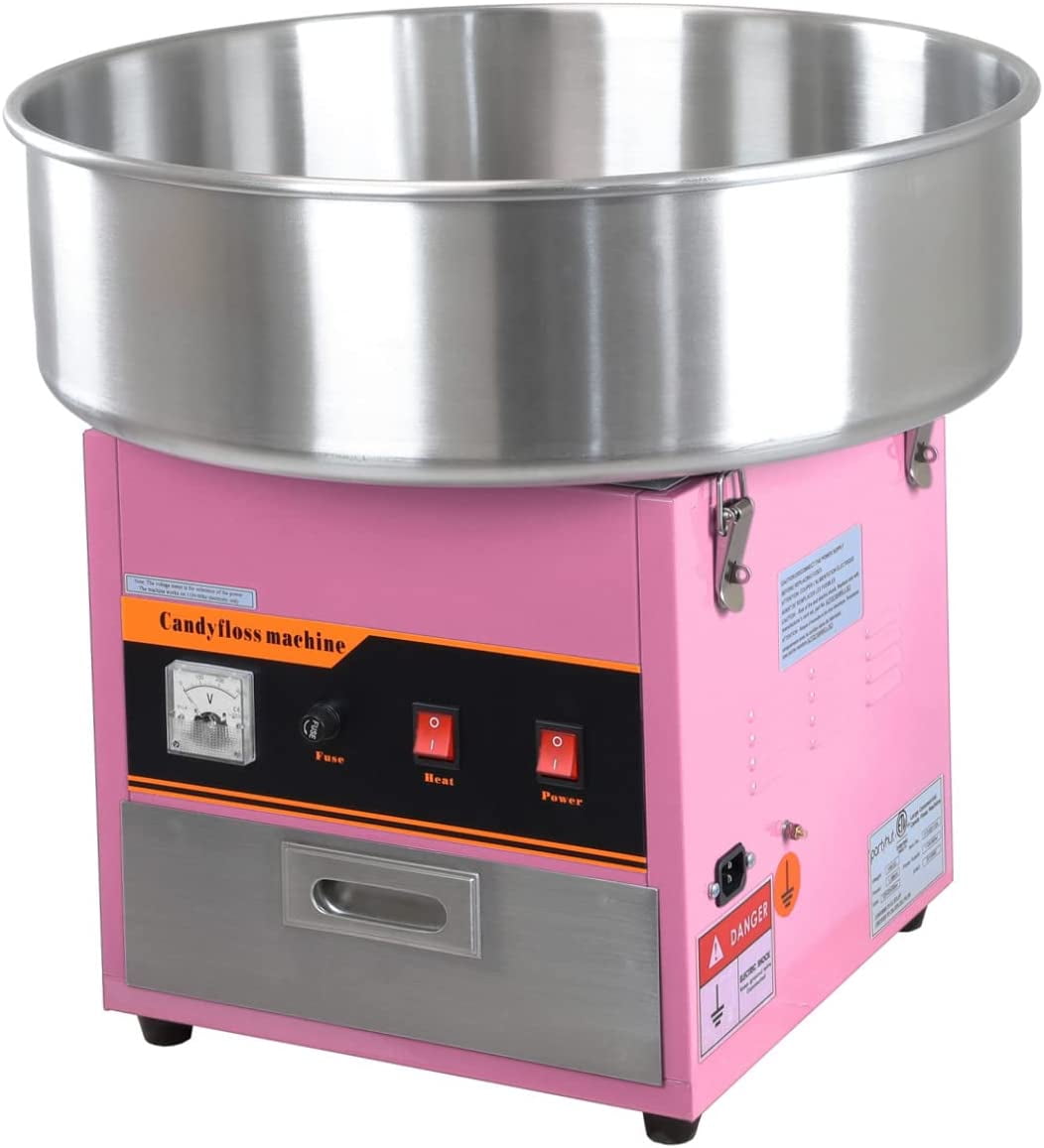 Large Commercial Cotton Candy Machine Party Candy Floss Maker Pink ...