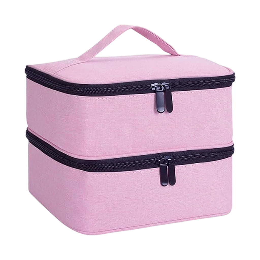 Large Compartment Nails Polish Storage Organizers With EVA Lined ...