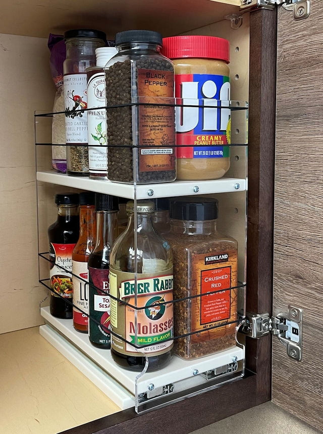 Large Container 5.55" Wide Drawer 2 Tall Tier Storge Solution with Flex ...