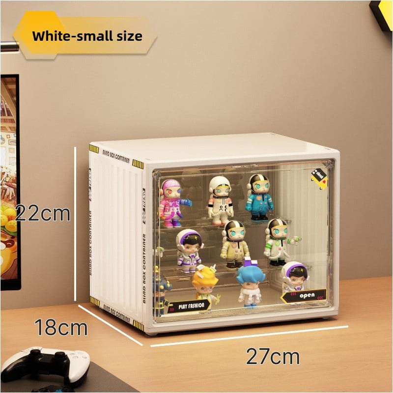 Large Containerized designs Acrylic Organizer for Collectible Figures ...