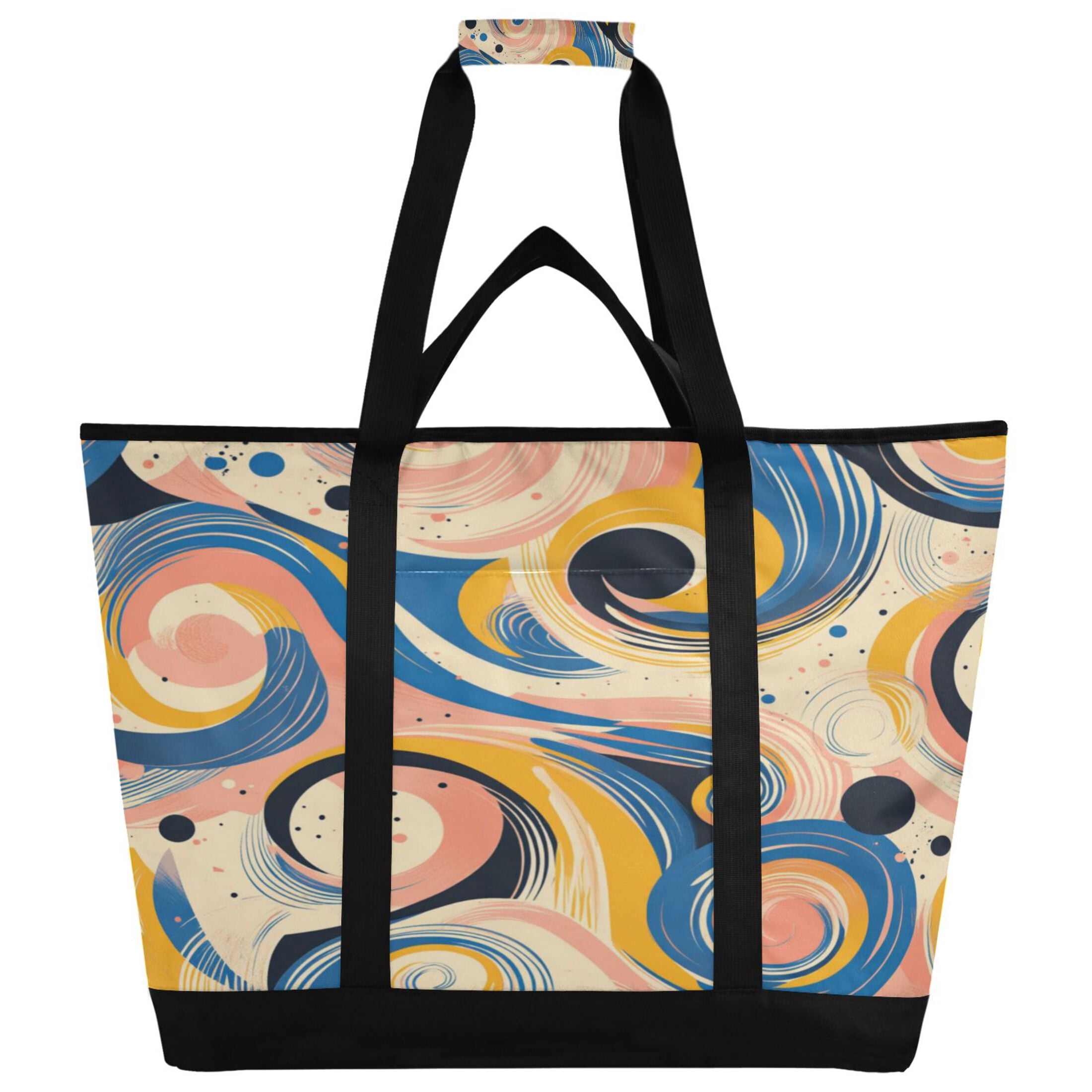 Large Cooler Bag Insulated Tote Bag Leakproof Thermal Lunch Bag for ...