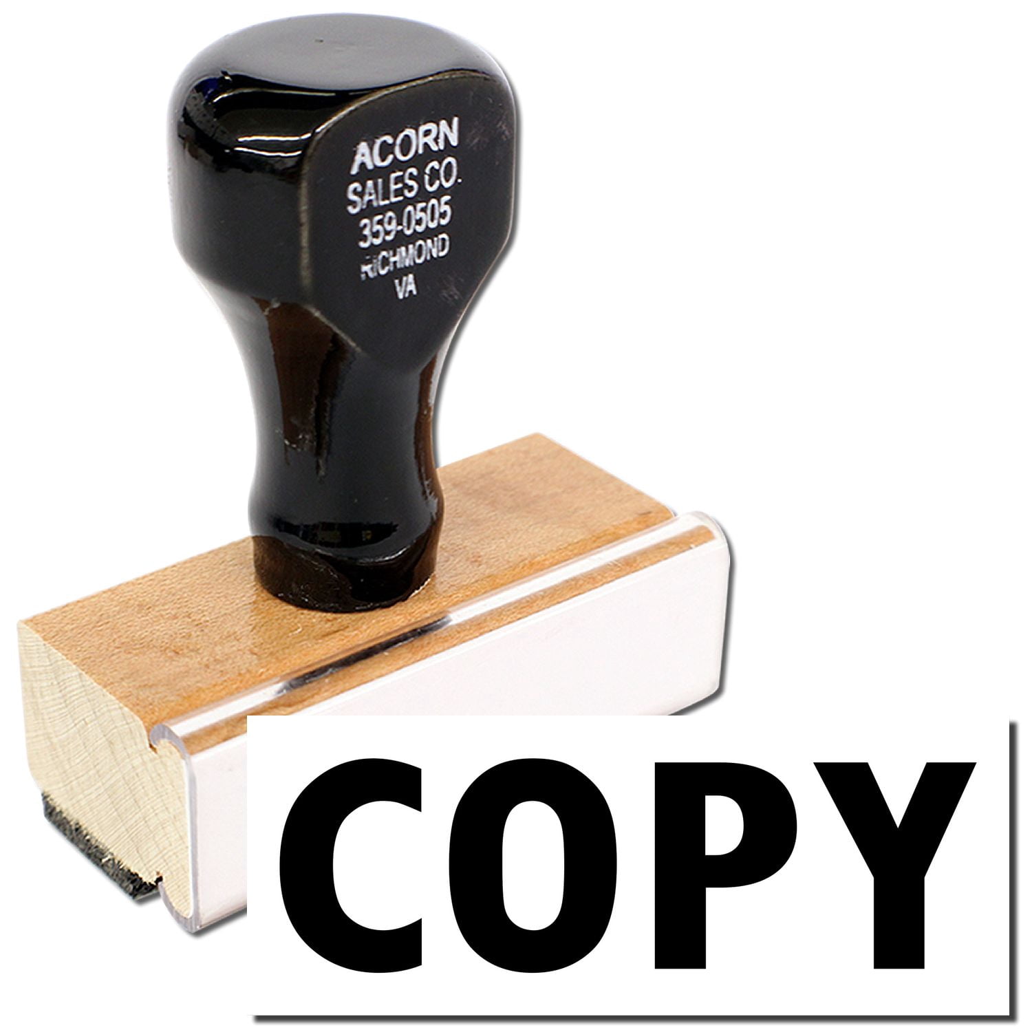 Large Copy Rubber Stamp, Wooden Handle Rubber Stamp, Laser Engraved ...