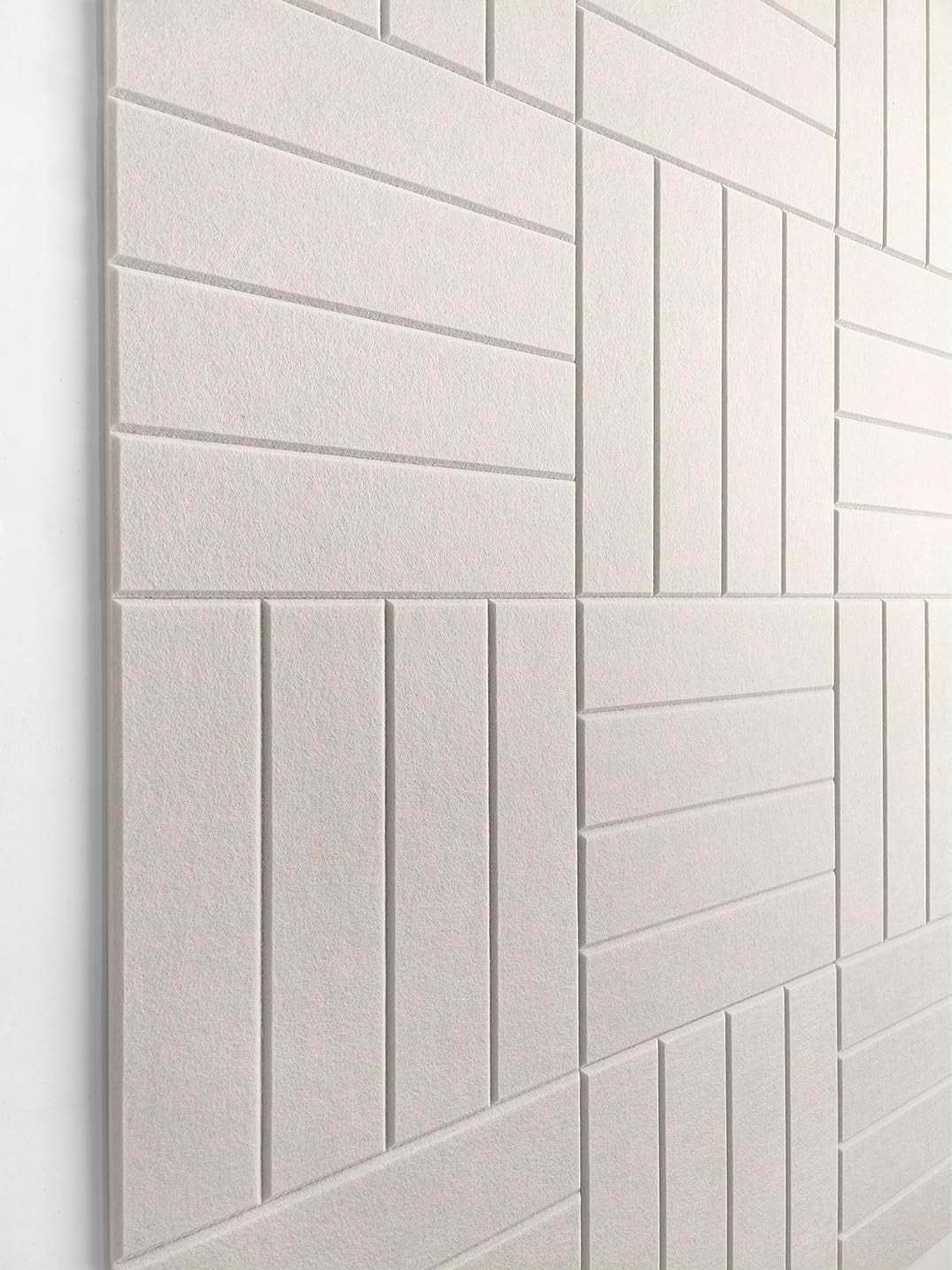 Large Cork Board Alternative - 12-Pack Felt Wall Tiles with Safe ...