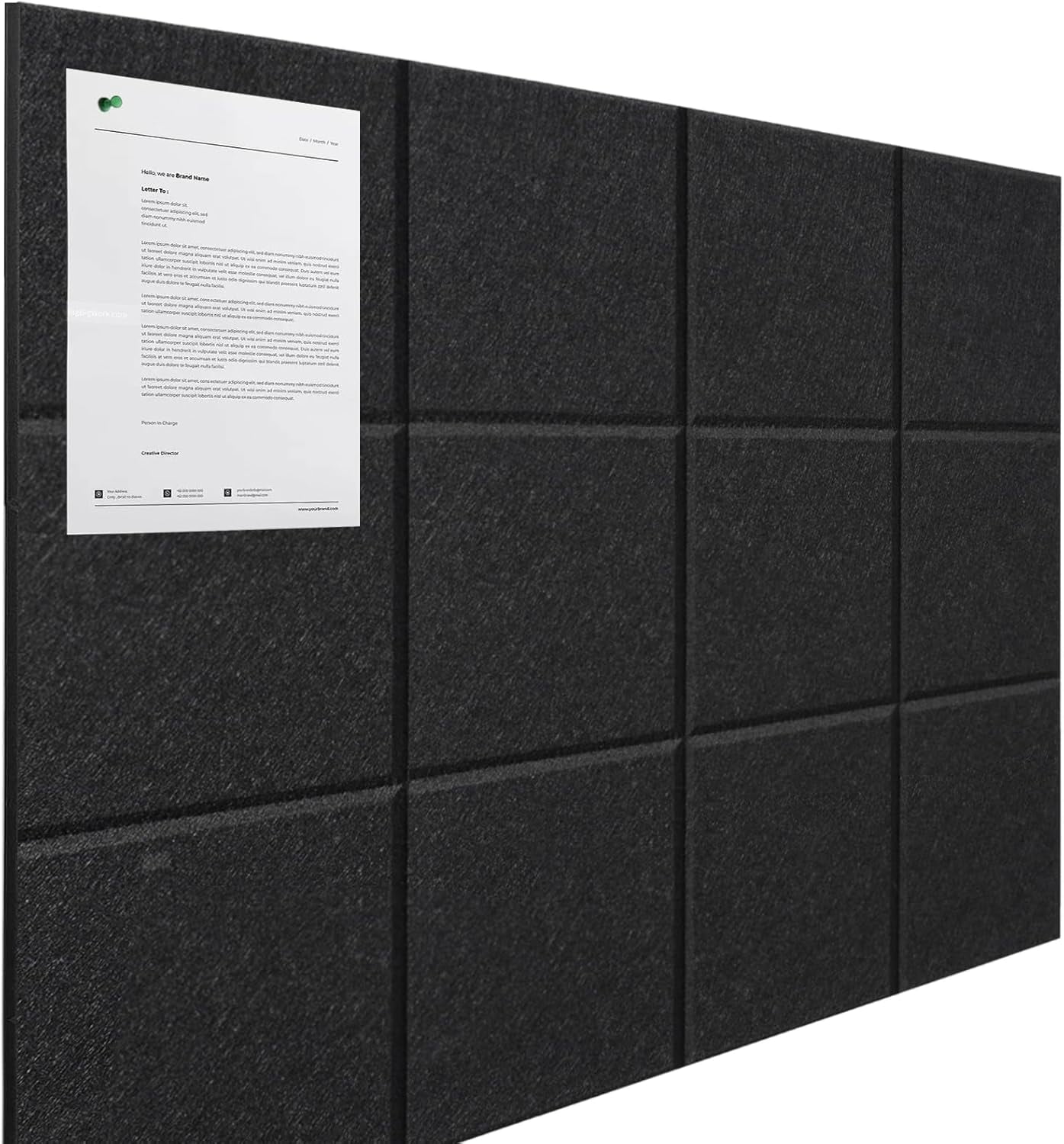 Large Cork Boards for Walls 48" x 36" 12 Pack Bulletin Boards ...