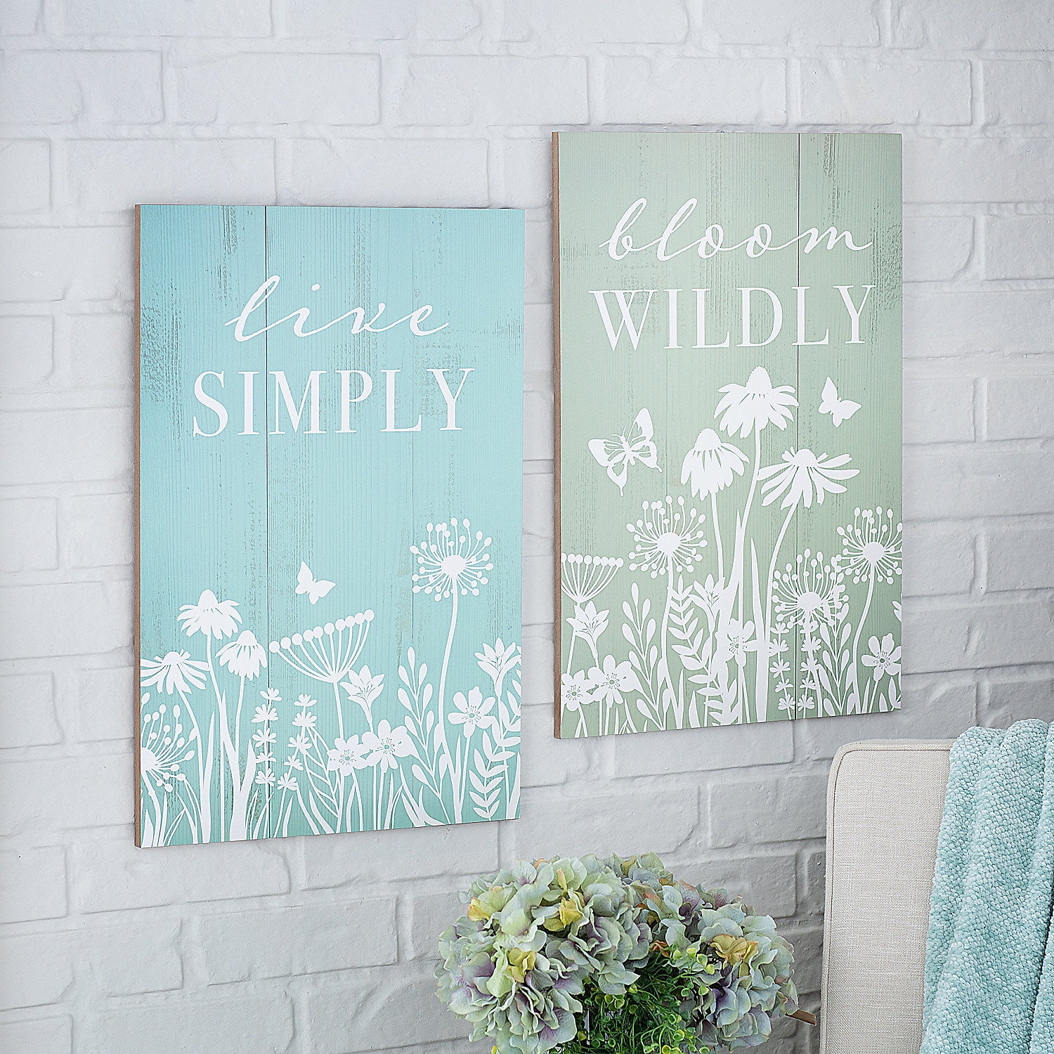 Large Cottagecore Mantle Signs - 2 Pieces - Walmart.com