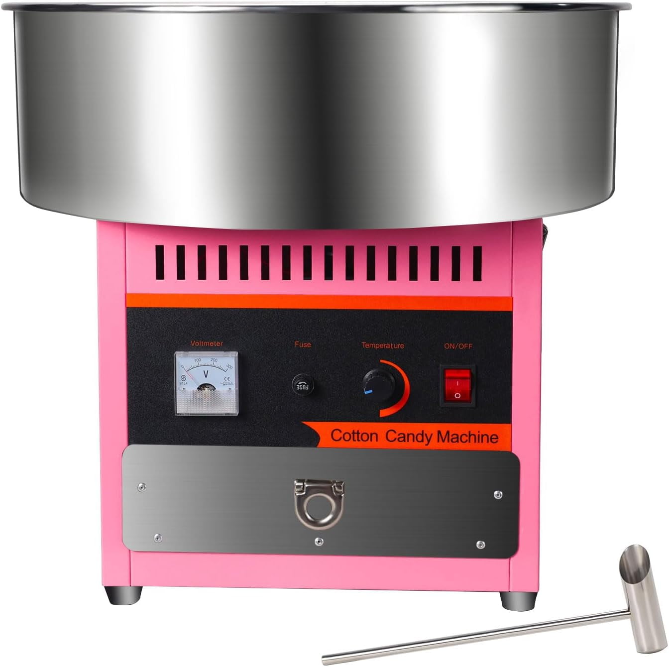 Large Cotton Candy Machine Commercial, 1000W Electric Cotton Candy ...