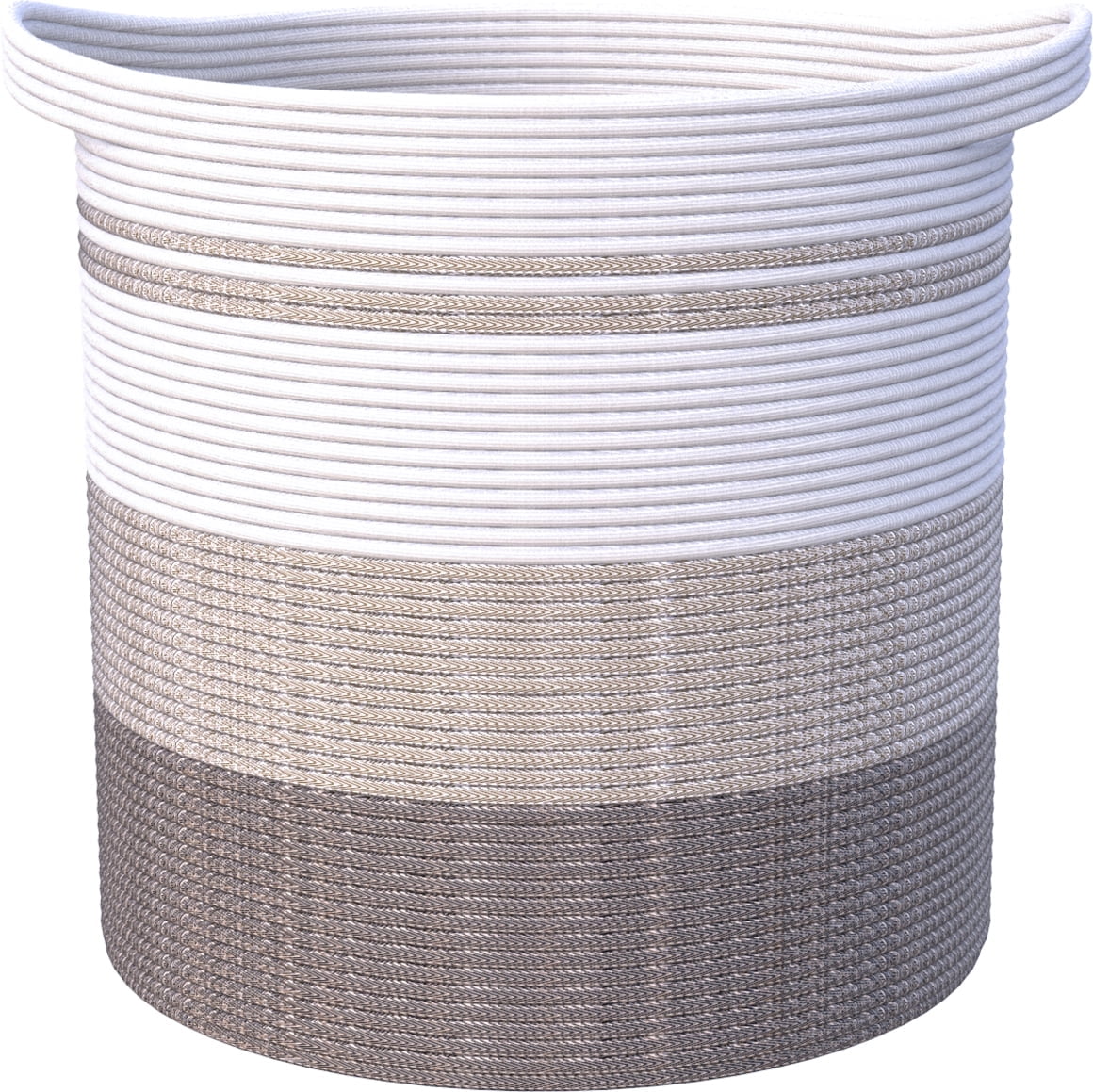 Large Cotton Rope Basket,18"x18"x20" Throw Blanket Storage for Living ...