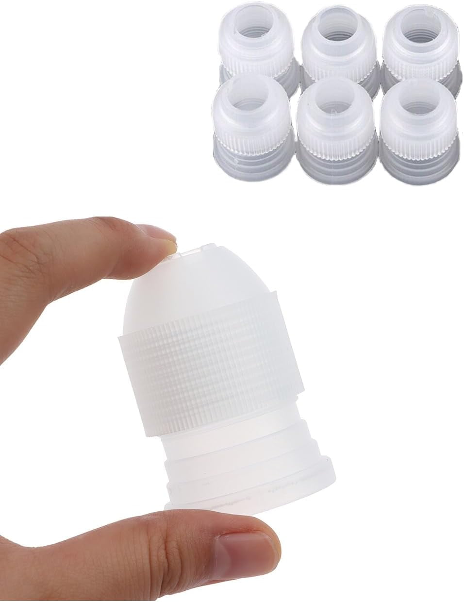 Large Couplers for Piping Bags,Easy Switching for Piping Tip 1M, 2D, 2F ...