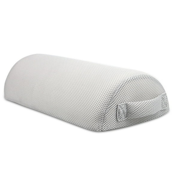Large Crescent-Shaped Footstool And Lumbar Support Pillow, With Mesh ...