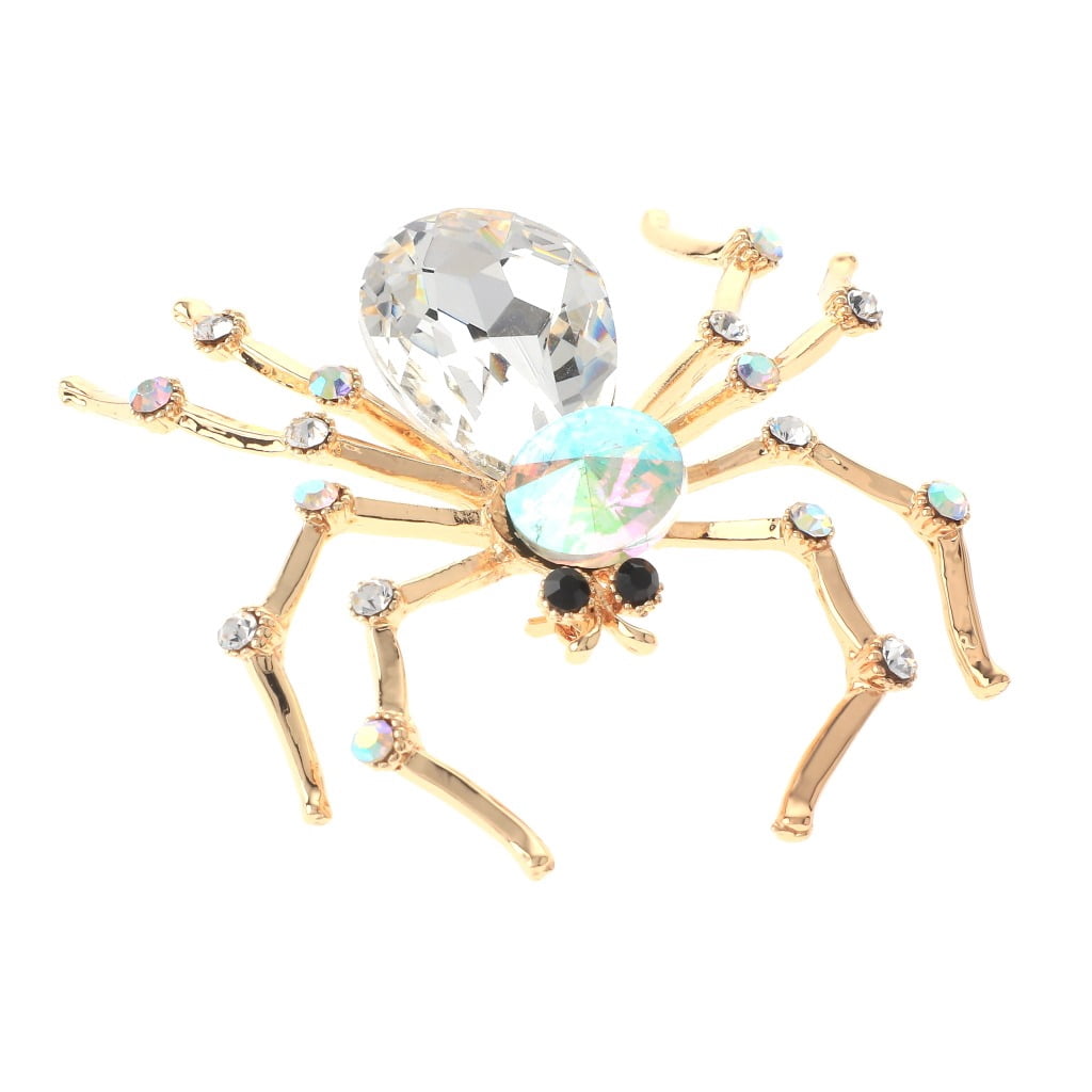 Large Crystal Spider Brooch - Walmart.com