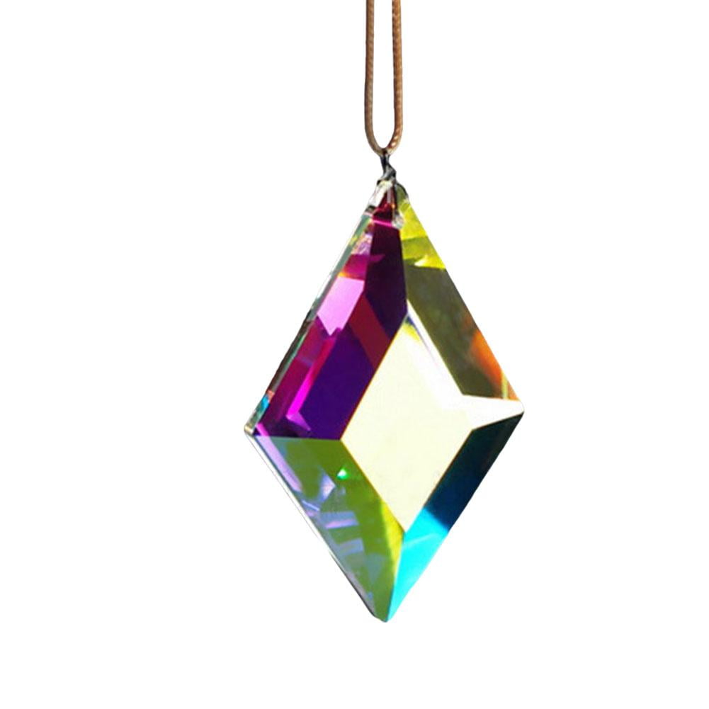 Large Crystal Sun Catcher Prisms Hanging Suncatchers with Glass Prism ...
