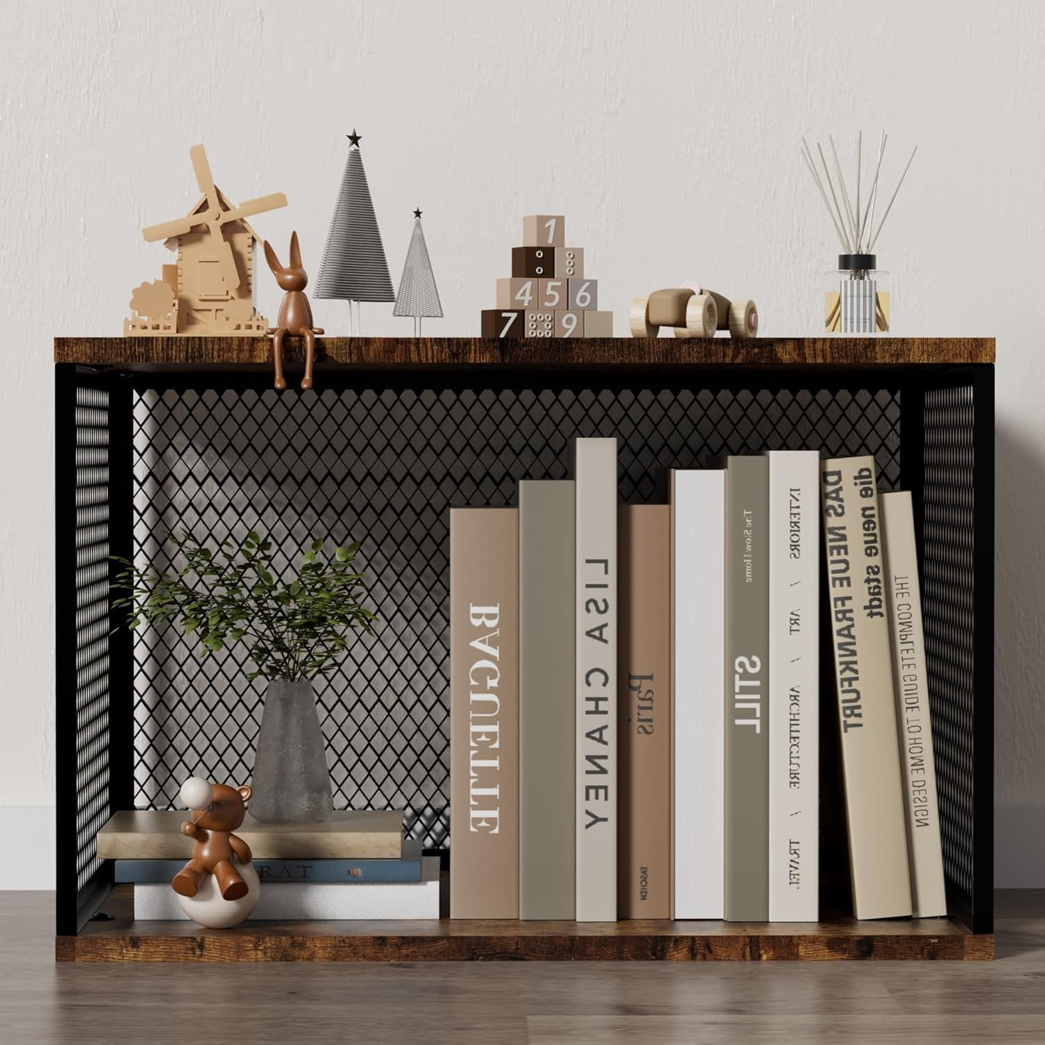 Large Cube Bookshelf Storage Organizer, Stackable Cubes Storage ...