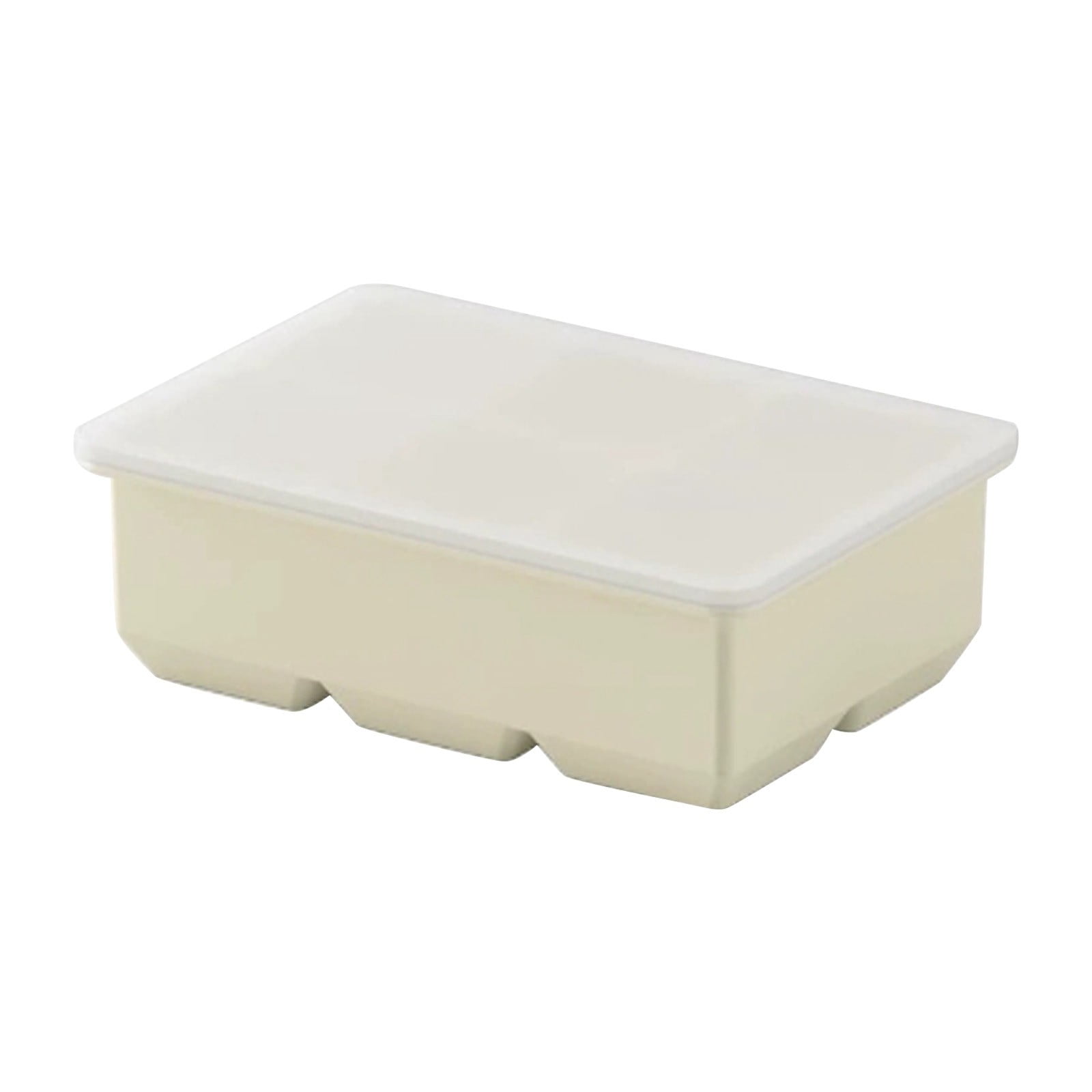 Large Cube Ice Silicone Refrigerator Storage Container Easy Release 6 ...