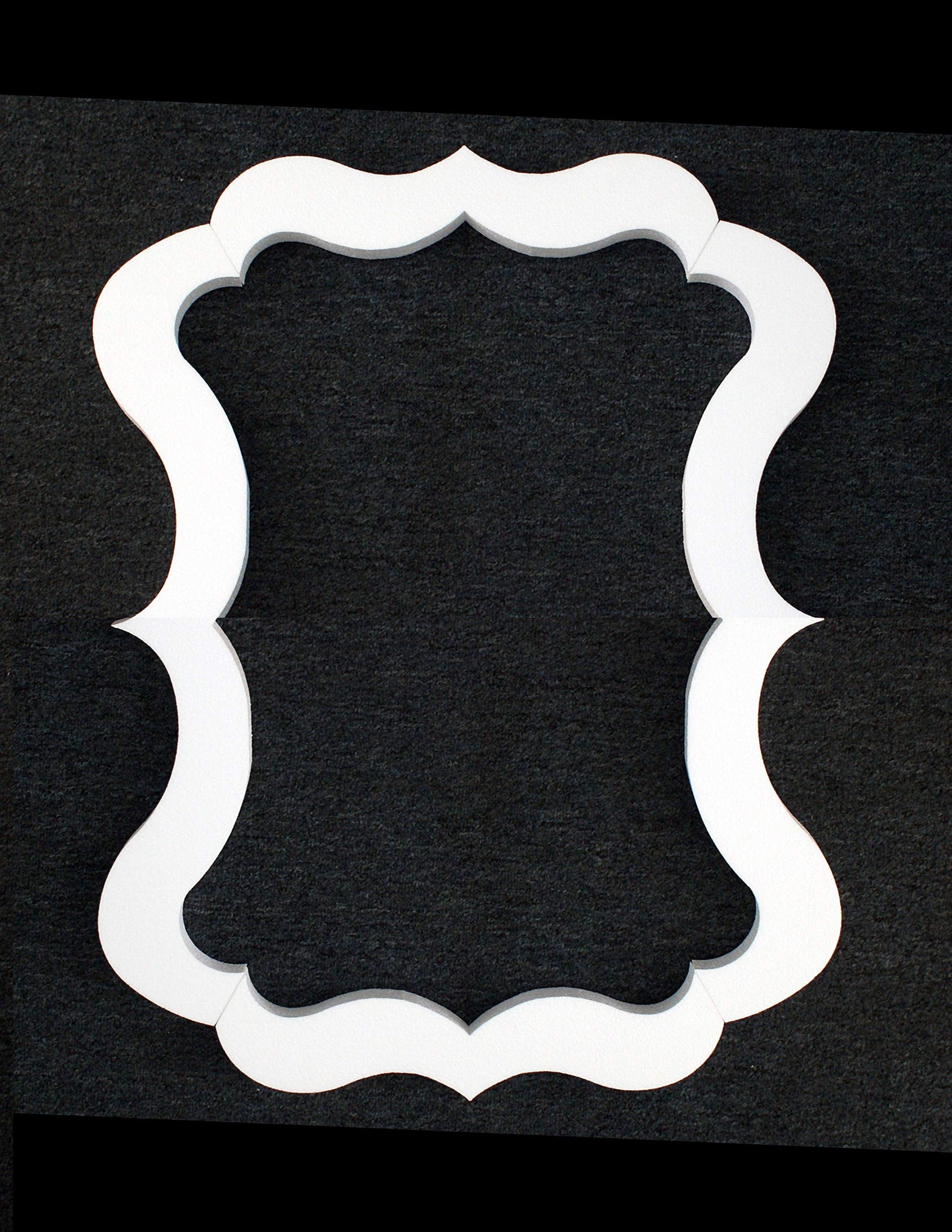 Large Curved Foam Picture Frame Photo Booth for Birthday Wedding Baby ...