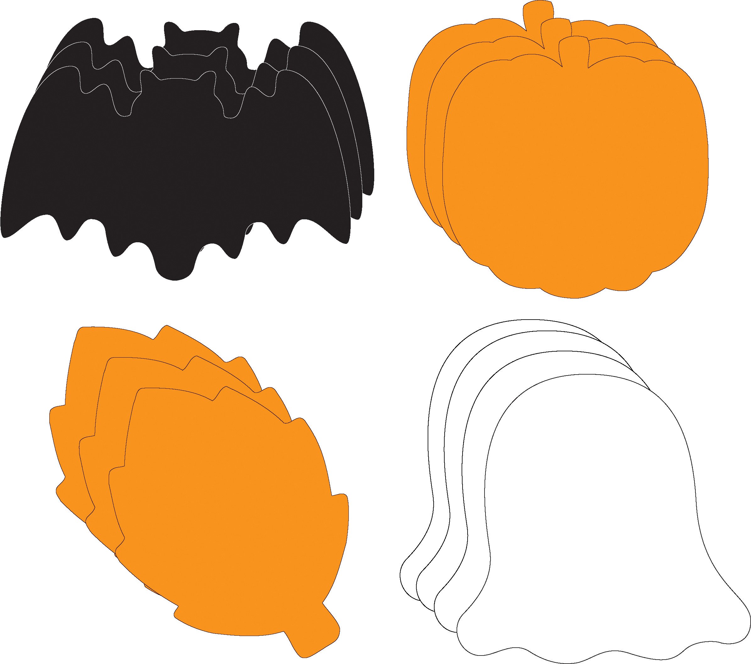 Big Dot of Happiness Pastel Halloween - DIY Shaped Pink Pumpkin Party ...