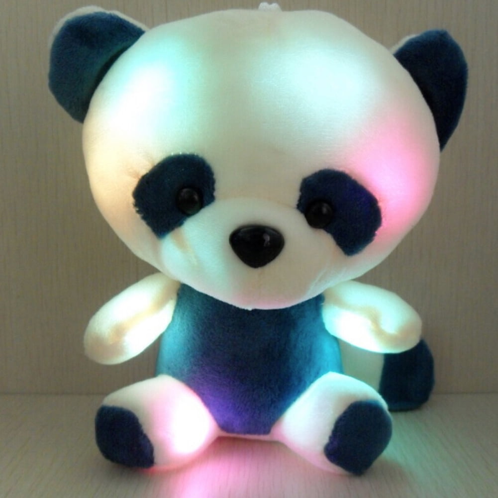 Large Cute LED Teddy Bear Panda Glowing in the Dark Stuffed Doll ...