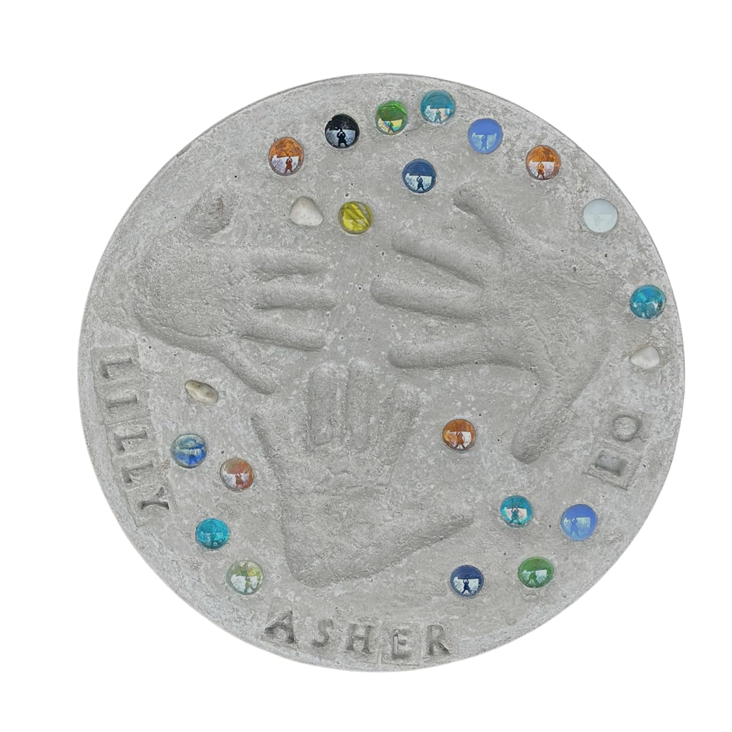 Large DIY Stepping Stone Kit, Handprint Stepping Stone, Mother's Day ...