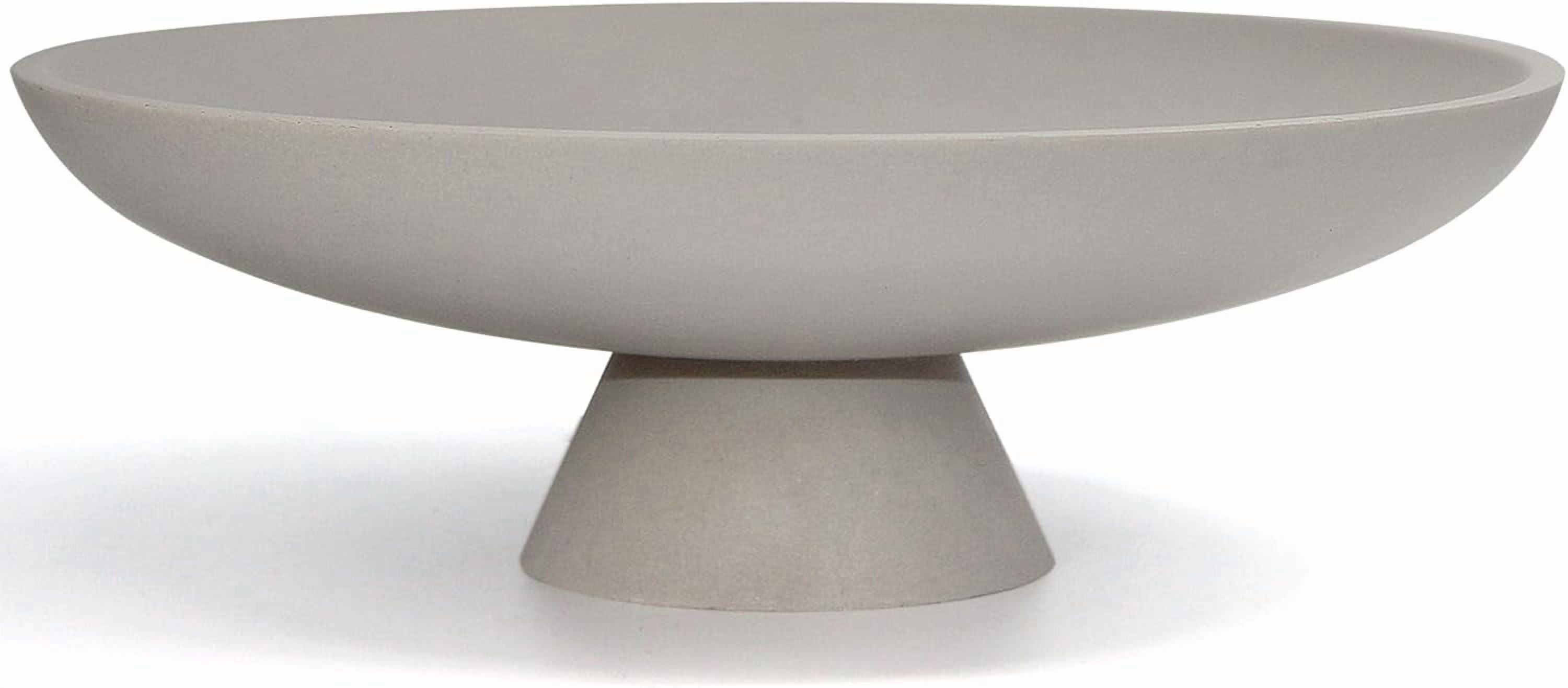 Large Decorative Bowl, Modern Resin Pedestal Bowl for Home Decor ...