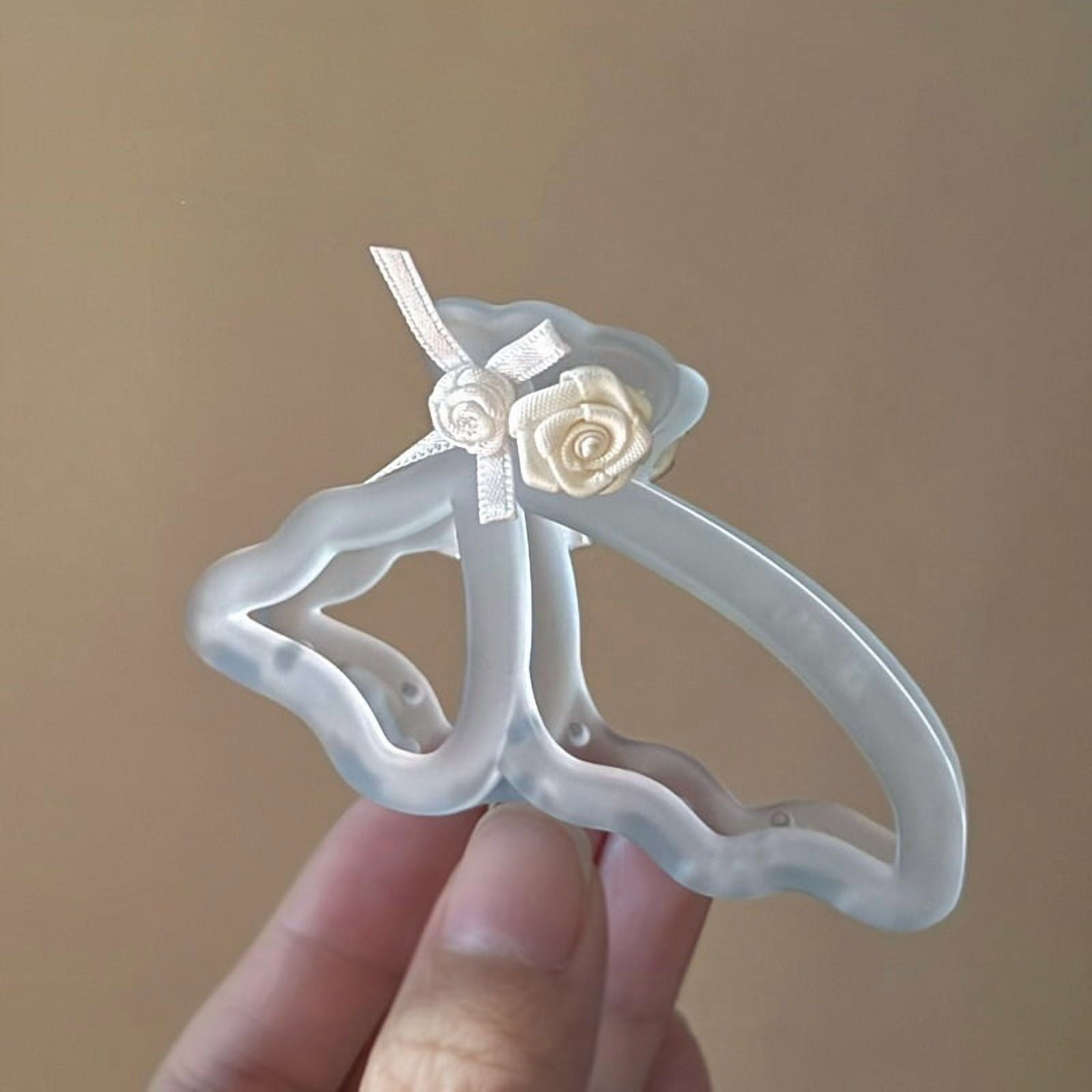 Large Decorative Hair Clips for Thick Curly Hair, Secure Non-Slip Hold ...