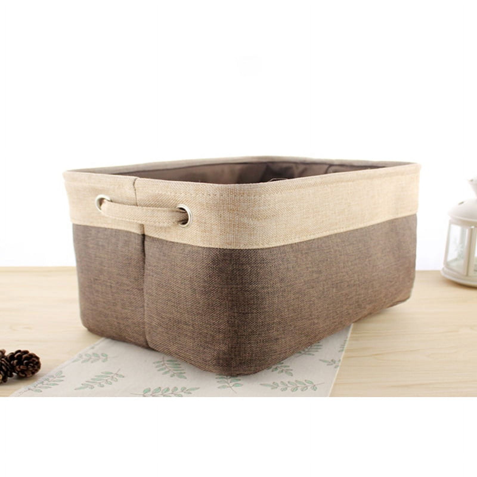 Large Decorative Storage Bins, Closet Storage Baskets with Rope Handles ...