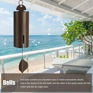 "45"" Large Tuned Bass Deep Tone Wind Chimes, Soothing Melody for ...